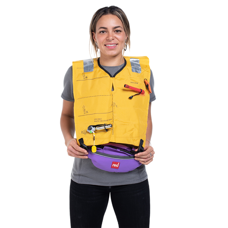 Red Original Airbelt Personal Flotation Device (PFD) - Purple