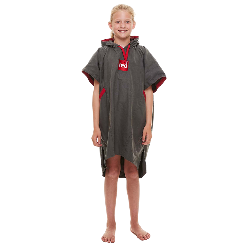 Red Equipment Kid's Quick Dry Microfibre Changing Robe - Grey ...