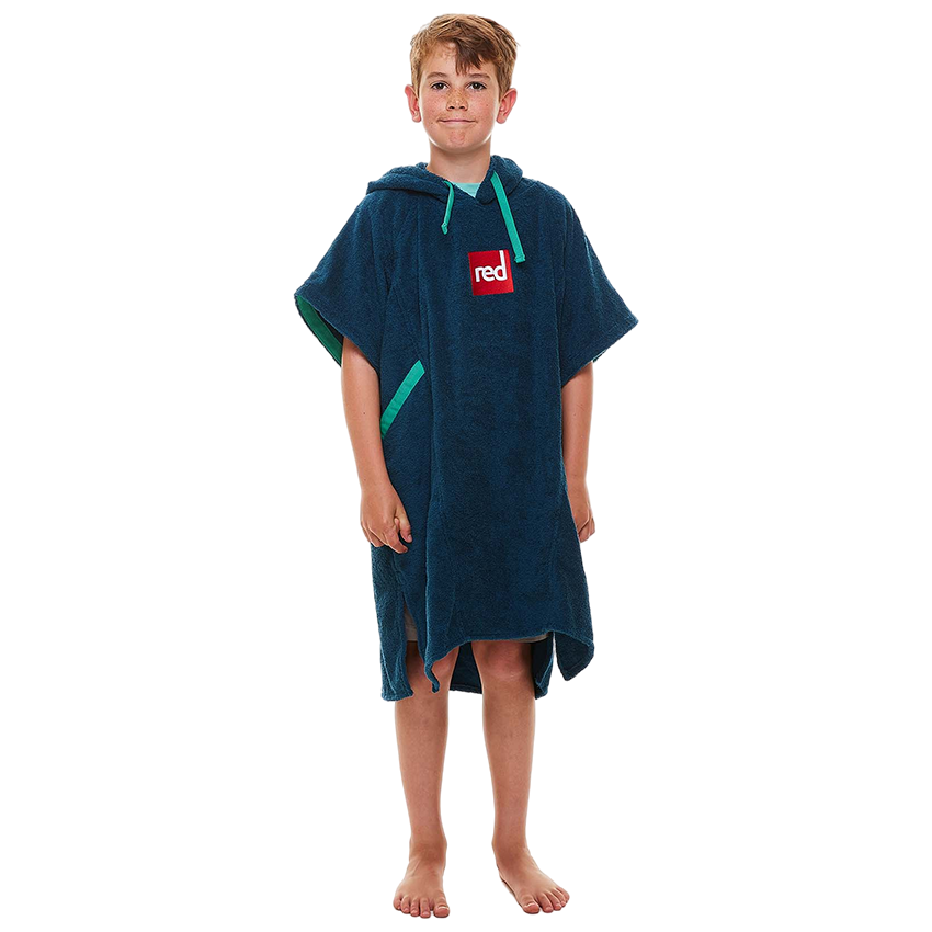 Kids Towelling Change Robe - Navy – Outfitters Ltd